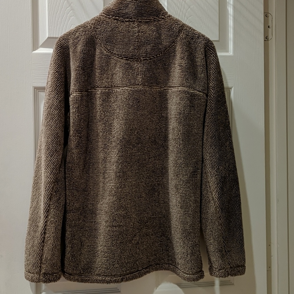 True Grit Luxe Fleece Stripe 1/4 Zip Pullover - Gem